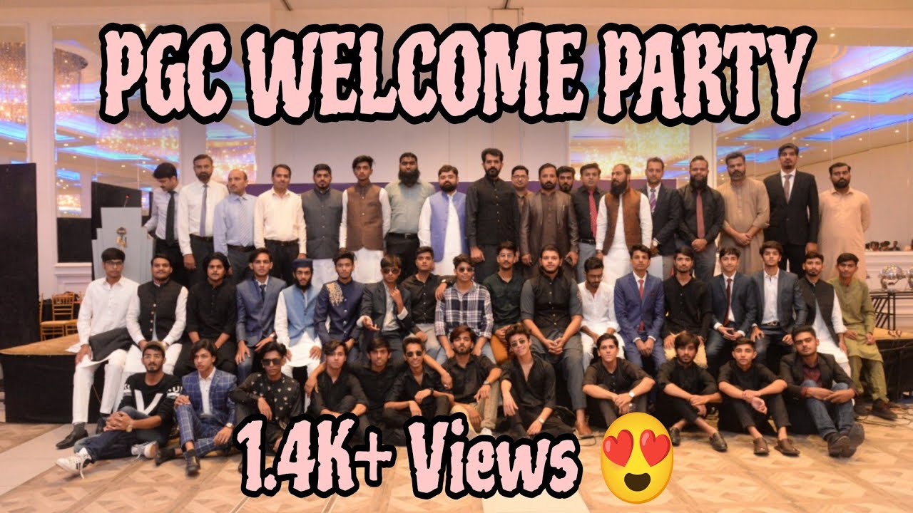 Pgc Welcome PARTY 2022 | Pgc Boys In Nishat Banquets | Vlog 32 - Part ...