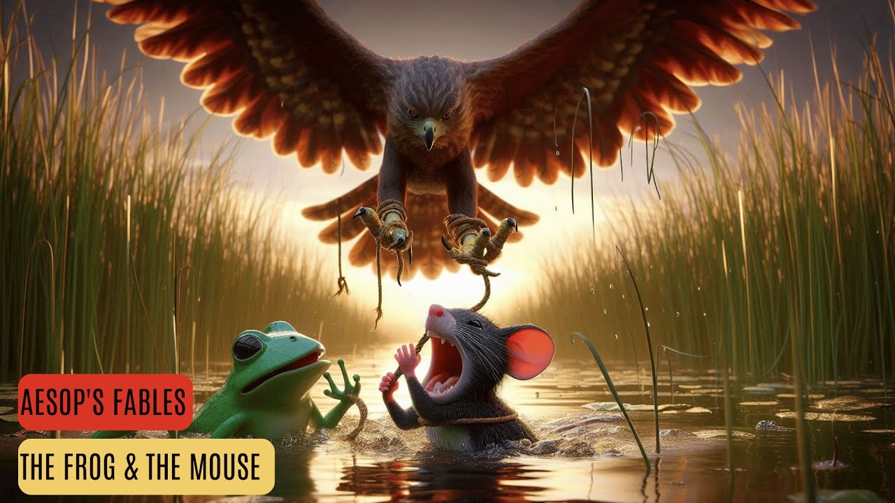 Aesop's Fables | The Frog & the Mouse | Children's Stories | Children's ...