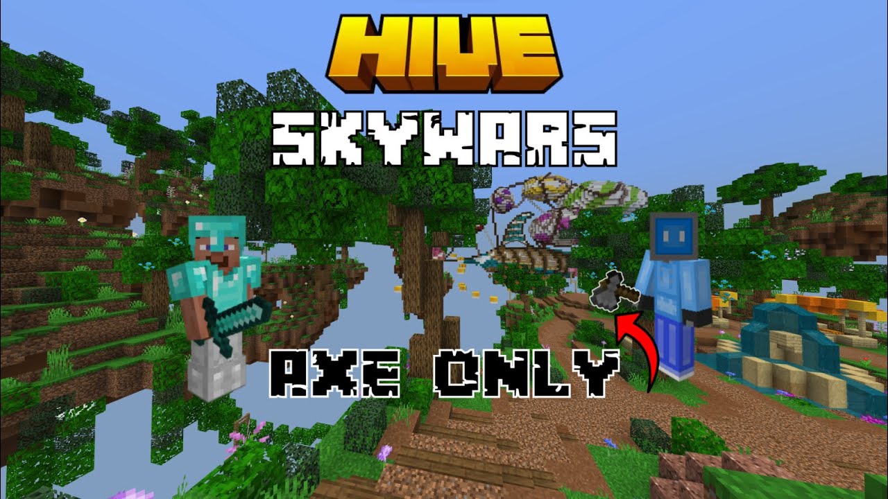 Hive but Stone Axe Challenge... - YouTube