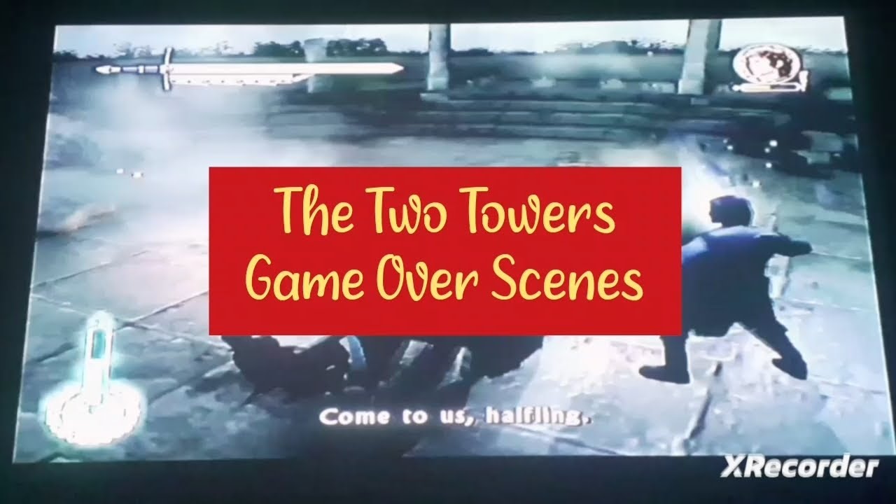 LOTR The Two Towers (PS2) Game Over Scenes - YouTube