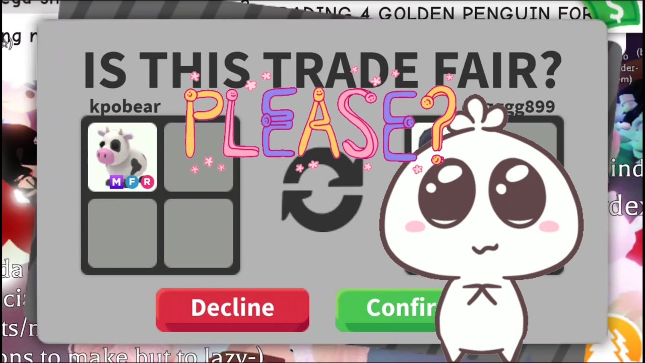 BIGGEST WIN Trade for MEGA COW?! in Adopt Me 😱 - YouTube