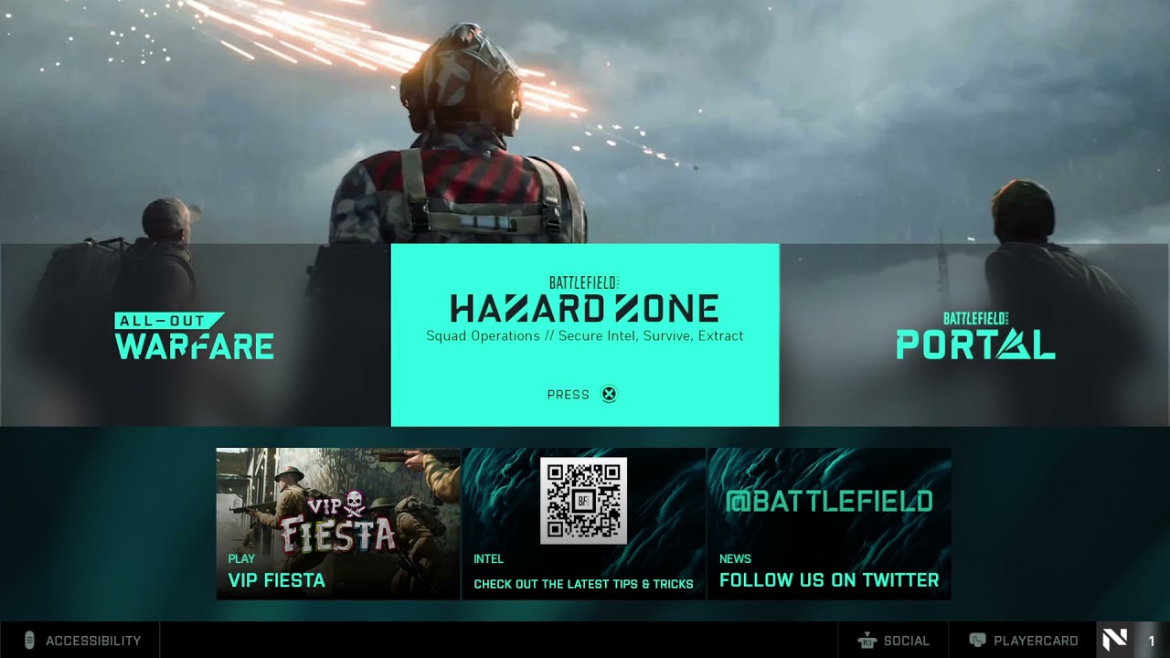 Battlefield 2042 Menu Navigation - YouTube