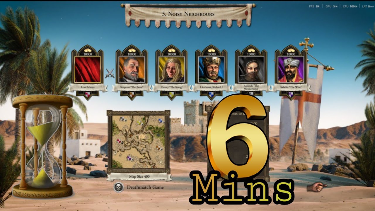 Noisy Neighbours – Trail of the Cobra (DLC Msn 5) | Stronghold Crusader ...