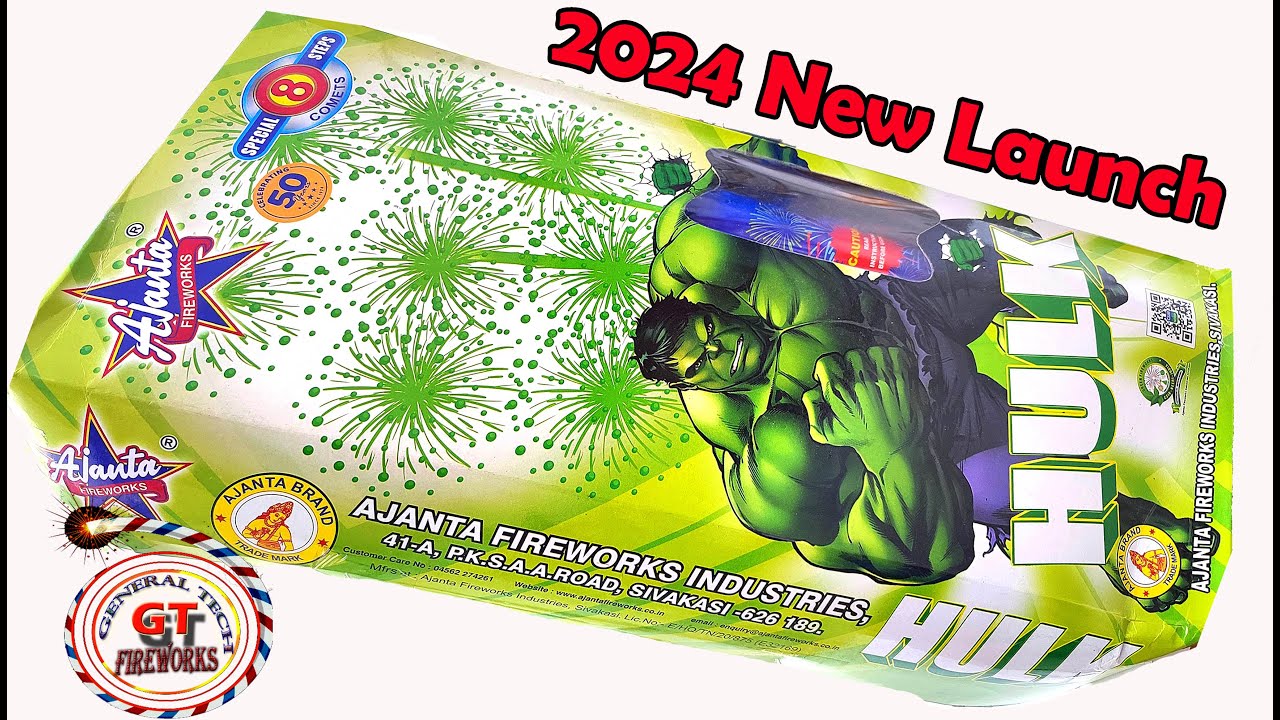 HULK from Ajanta Fireworks| Ajanta 8 Step 2024 Launch #ajantafireworks ...