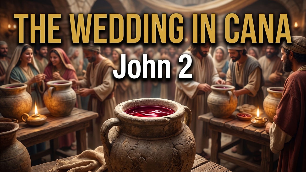 John Chapter 2 - The Wedding in Cana; Jesus Cleanses the Temple - YouTube