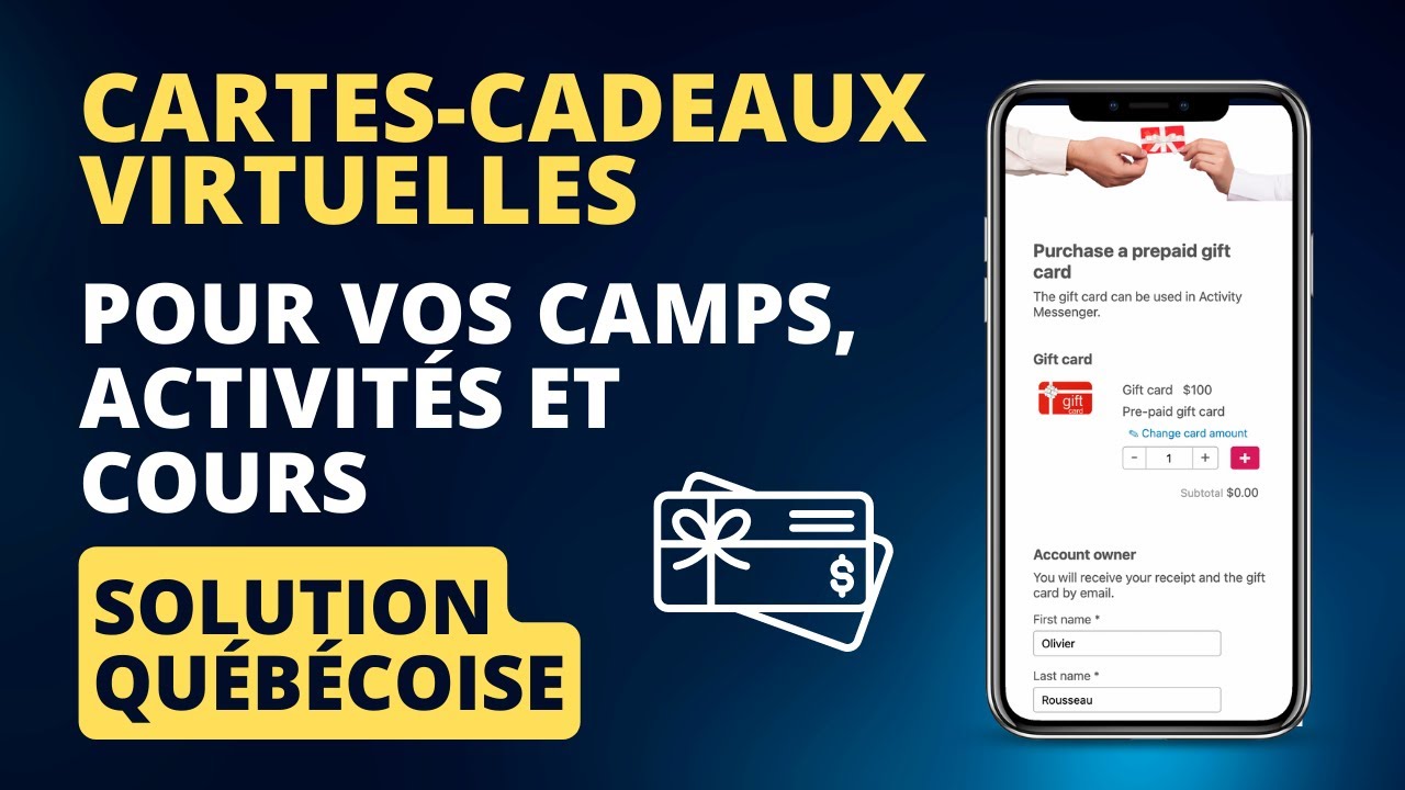 Vendre Des Cartes Cadeaux