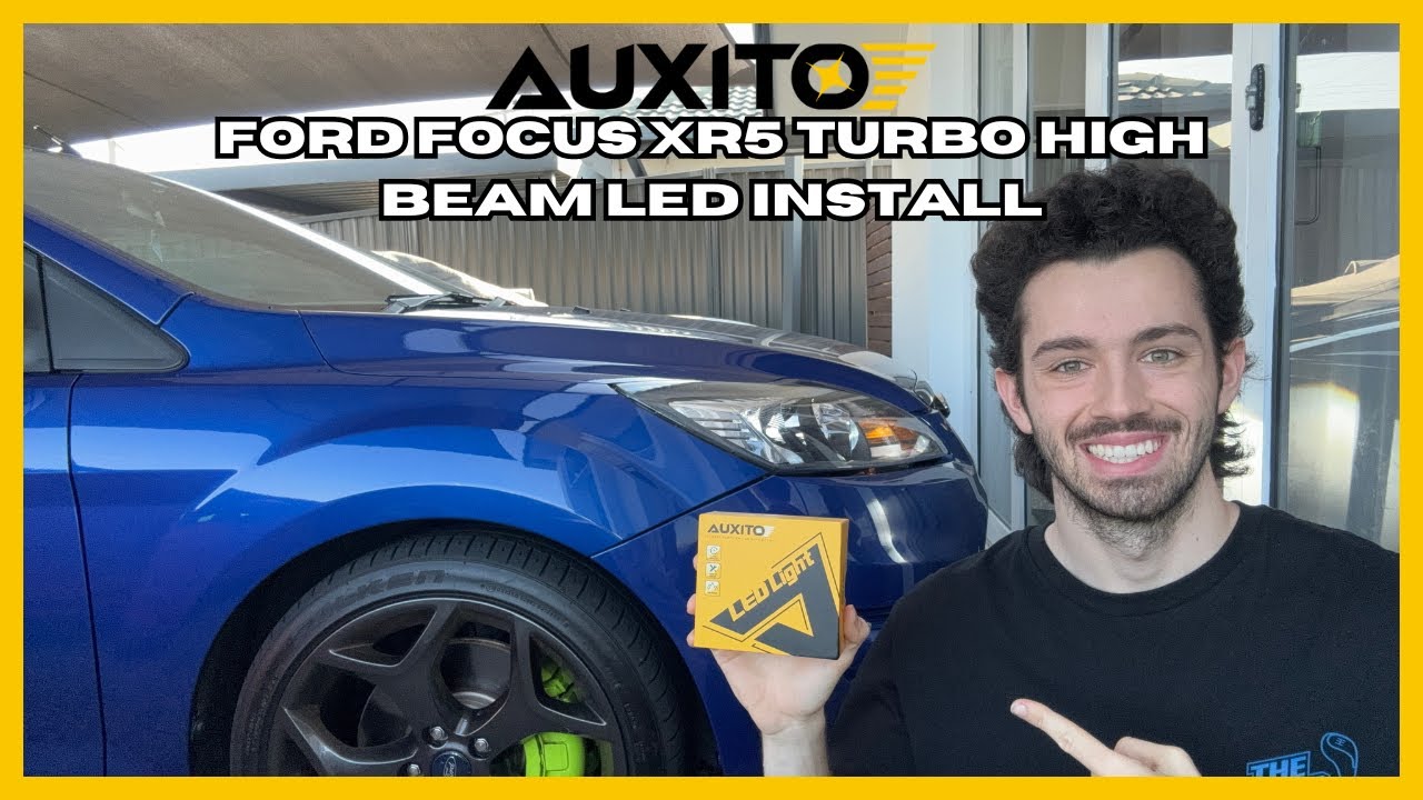 Ford Focus XR5 Turbo LED Upgrade! AUXITO H1 Installation & Review - YouTube
