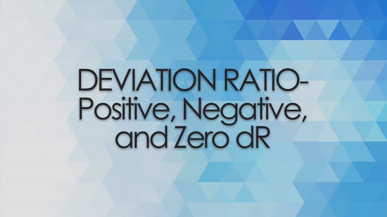 What Is a Deviation Ratio? - YouTube