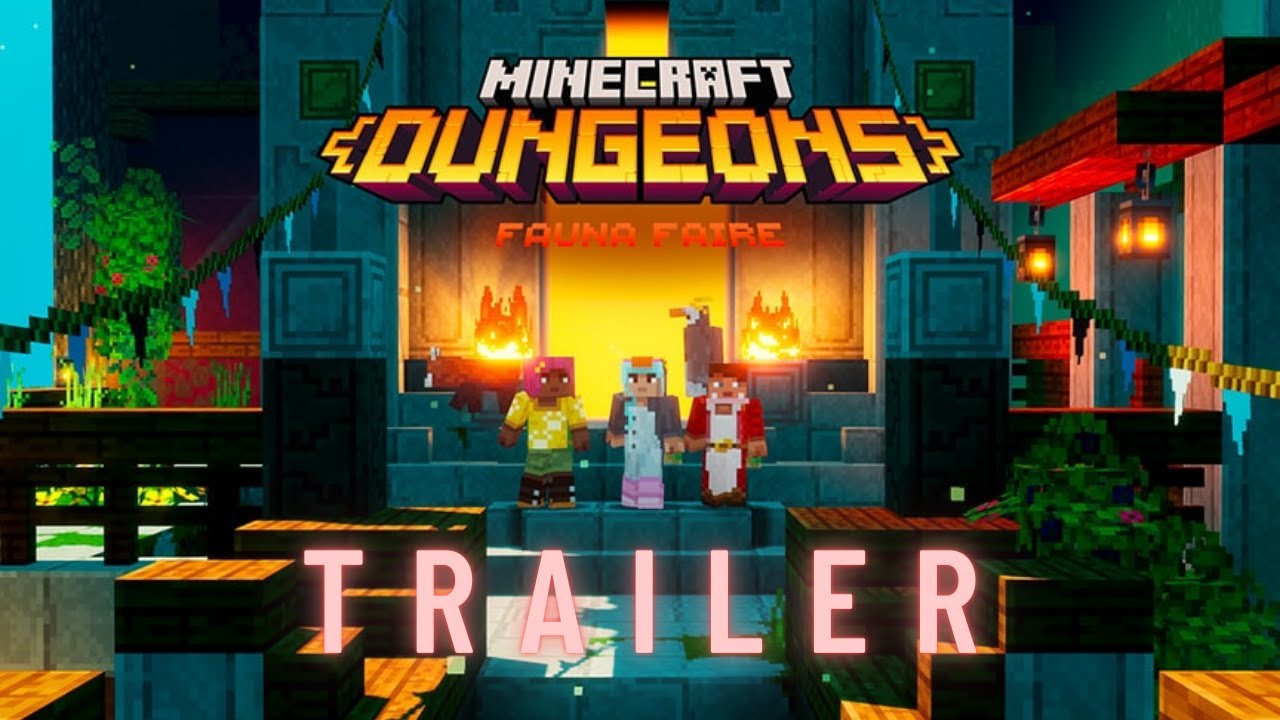Minecraft Dungeons: Fauna Faire - Trailer Di Lancio - YouTube