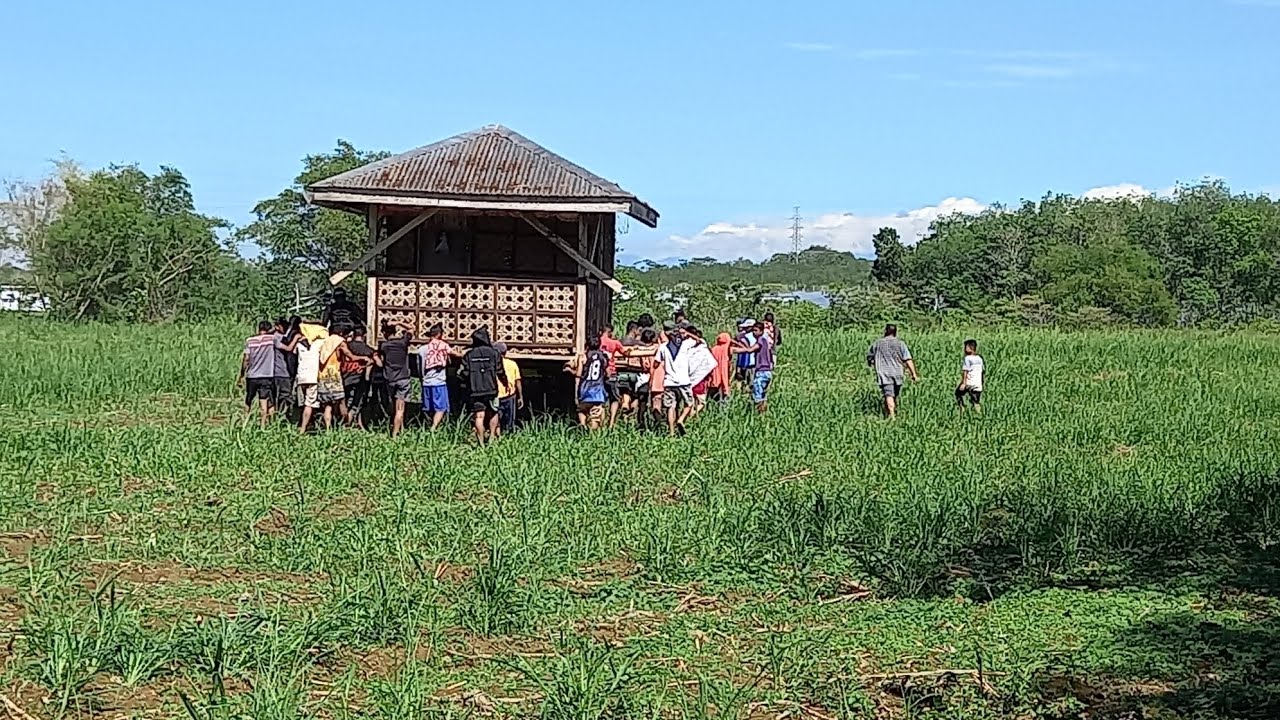 bayanihan/filipino traditional way #provincelife #traditional #bamboo # ...