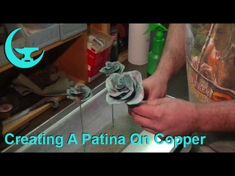 Creating A Patina On Copper - YouTube