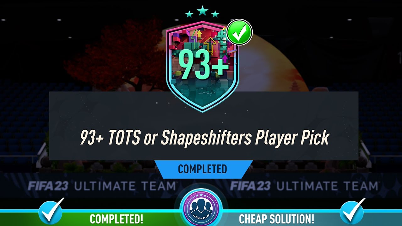 93+ TOTS or Shapeshifters Player Pick Opened! - Cheap Solution & SBC ...