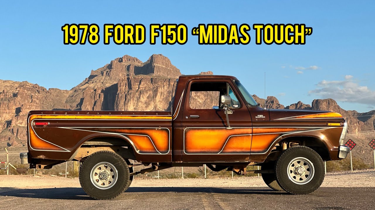 Cruising our 1978 Midas Touch Ford F150 4x4 in the Arizona Mountains ⛰️ ...