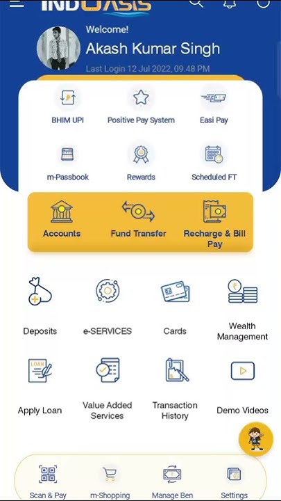 indian bank app se statement kaise download kare - YouTube