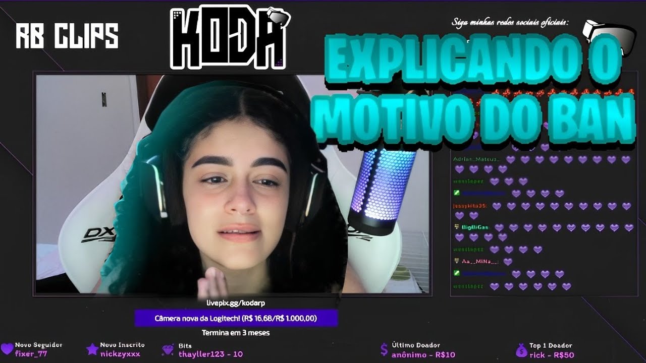 KODARP FALA O MOTIVO DO BAN PERMANENTE DO COMPLEXO (RB CLIPS) - YouTube