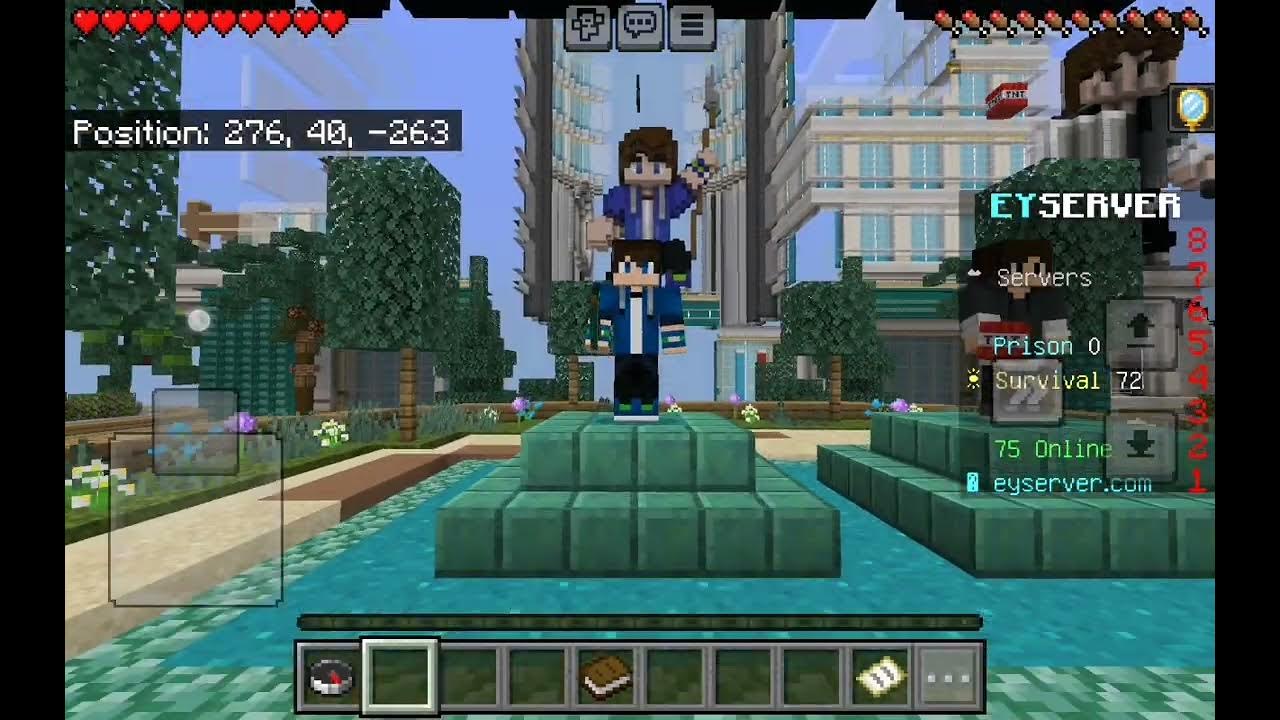 me playing on eystreem server pt.1 - YouTube