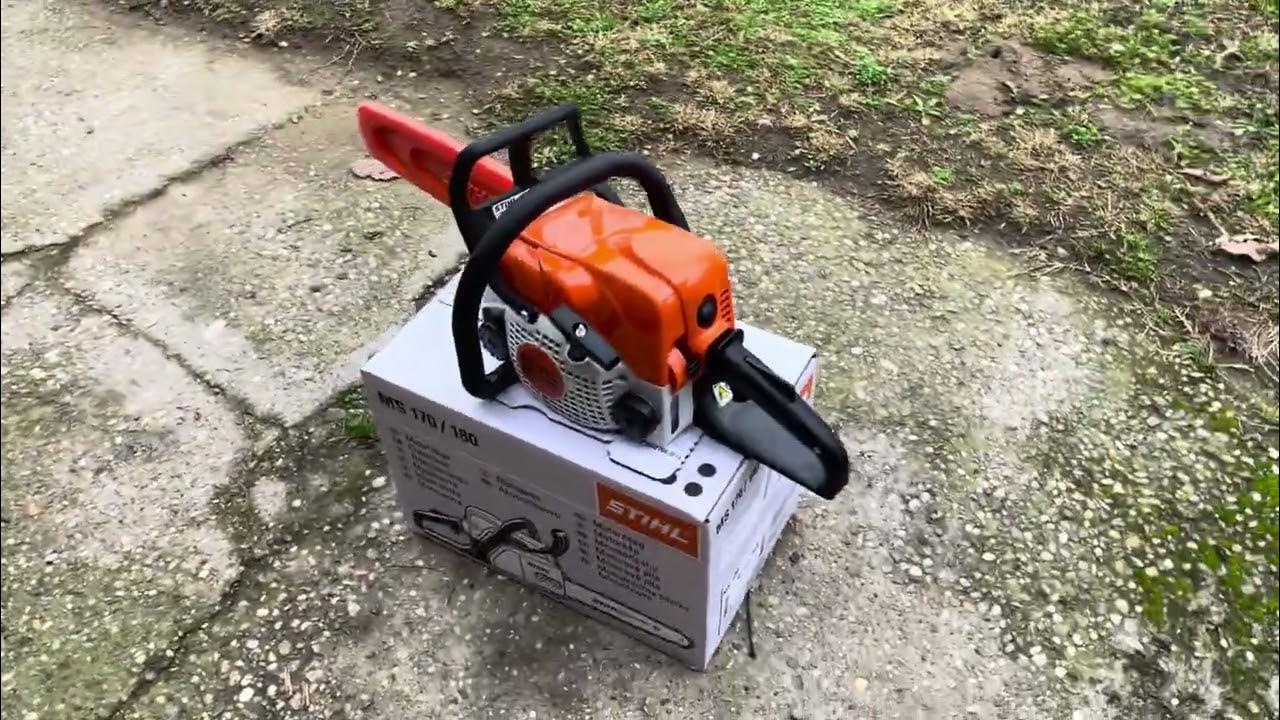 New Stihl ms 180 - YouTube