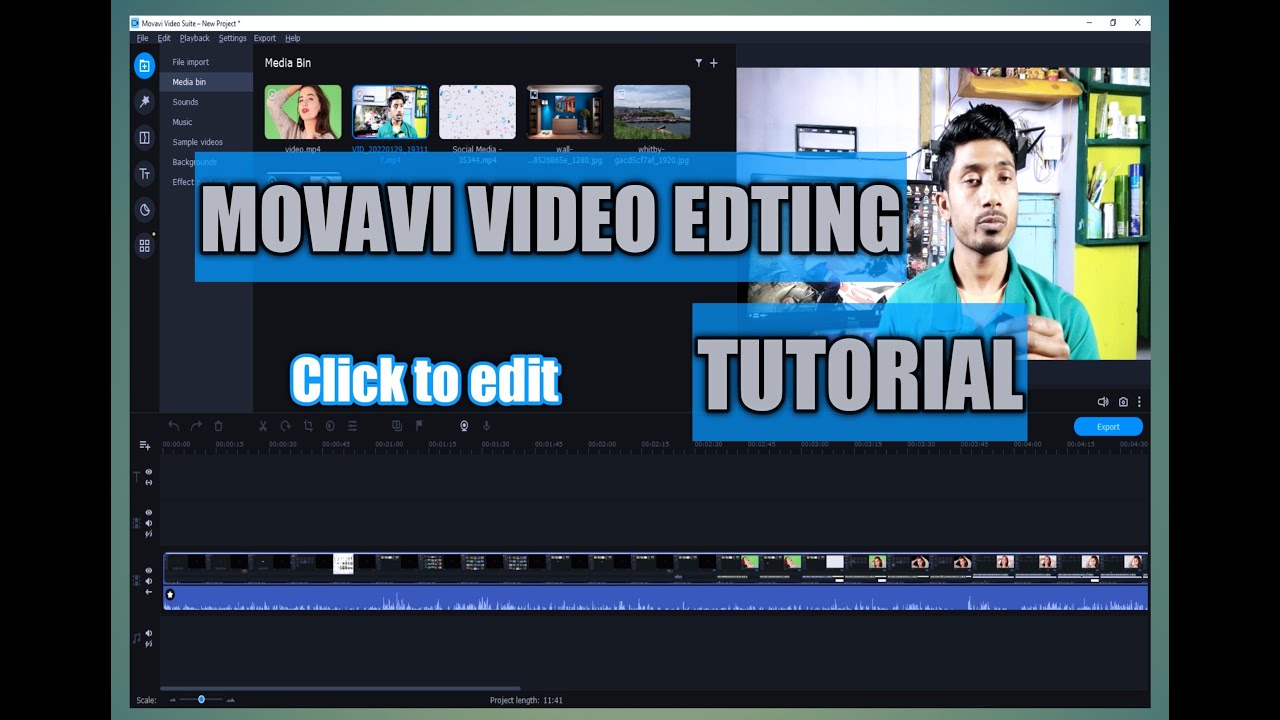 Movavi Video Editor Complete Video Editing Tutorial 2022 Youtube and facebook video Watch now ...