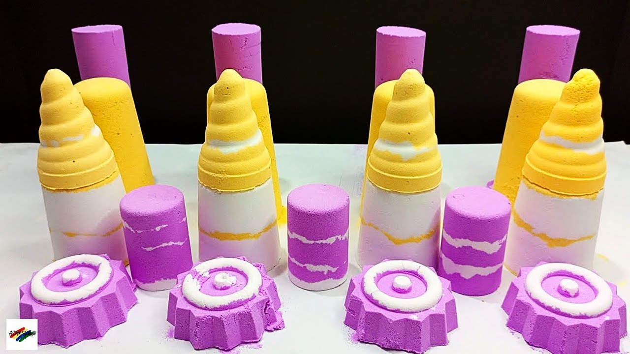 ASMR Crunchy Purple and Yellow | Satisfying Crunch - YouTube
