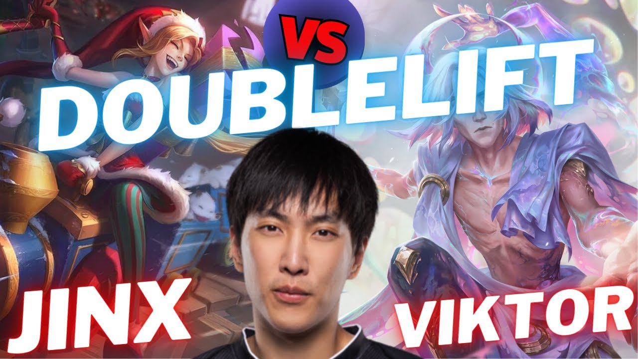 DOUBLELIFT | JINX VS VIKTOR | ADC GAMEPLAY | Patch 15.1 / Season 15 | #LeagueofLegends - YouTube