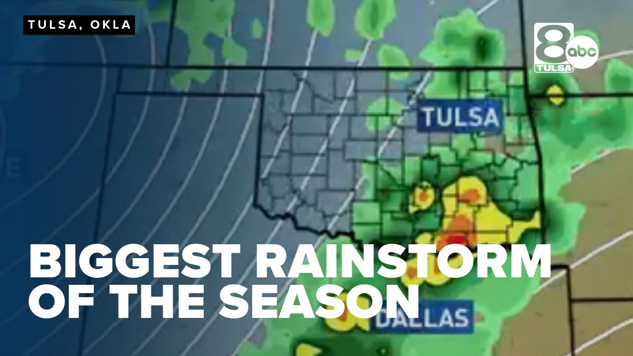 Biggest Rainstorm of the Season Coming to Green Country - YouTube