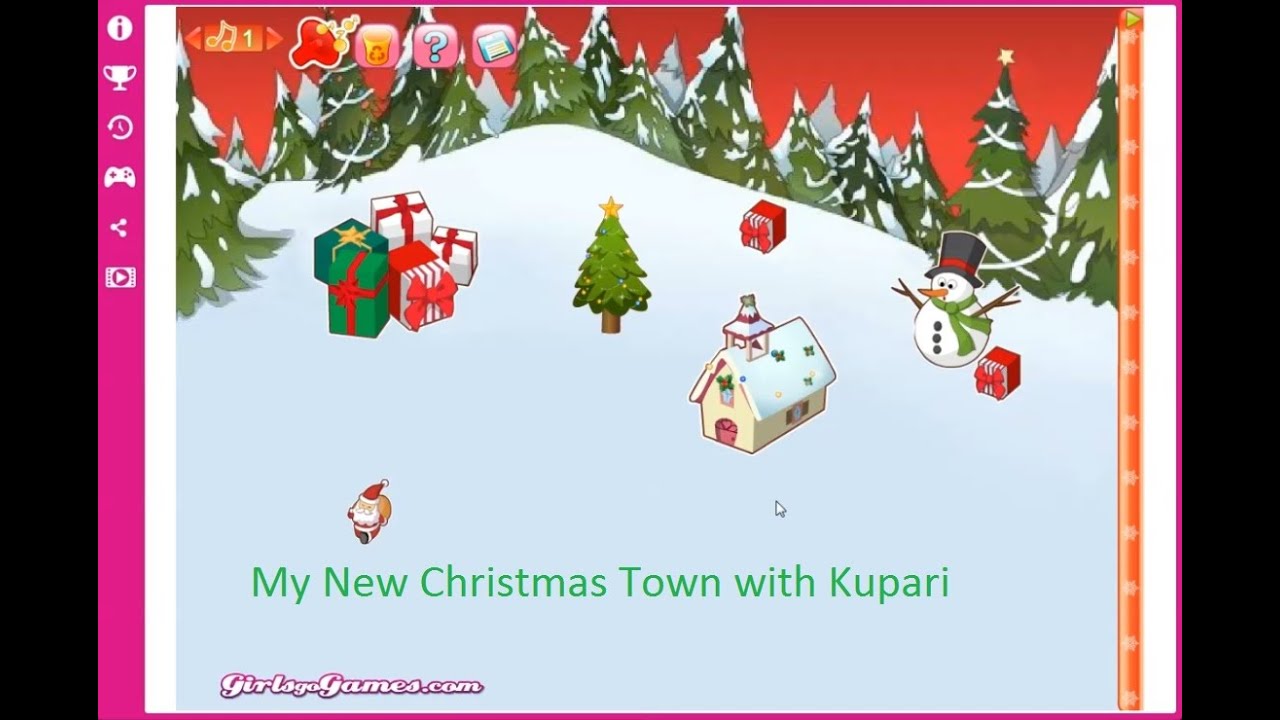 My New Christmas Town - Let's design a town - YouTube