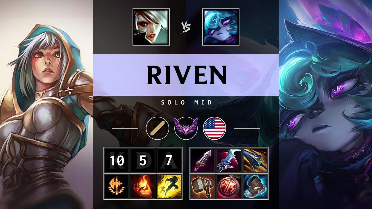 Riven Mid vs Vex: Triple Kill, Dominating - NA Master Patch 14.24 - YouTube