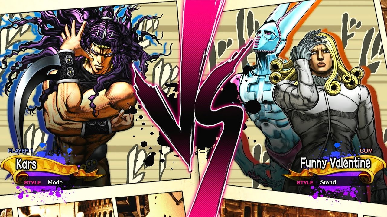 Jojo ASBR What If Kars vs Funny Valentine - YouTube