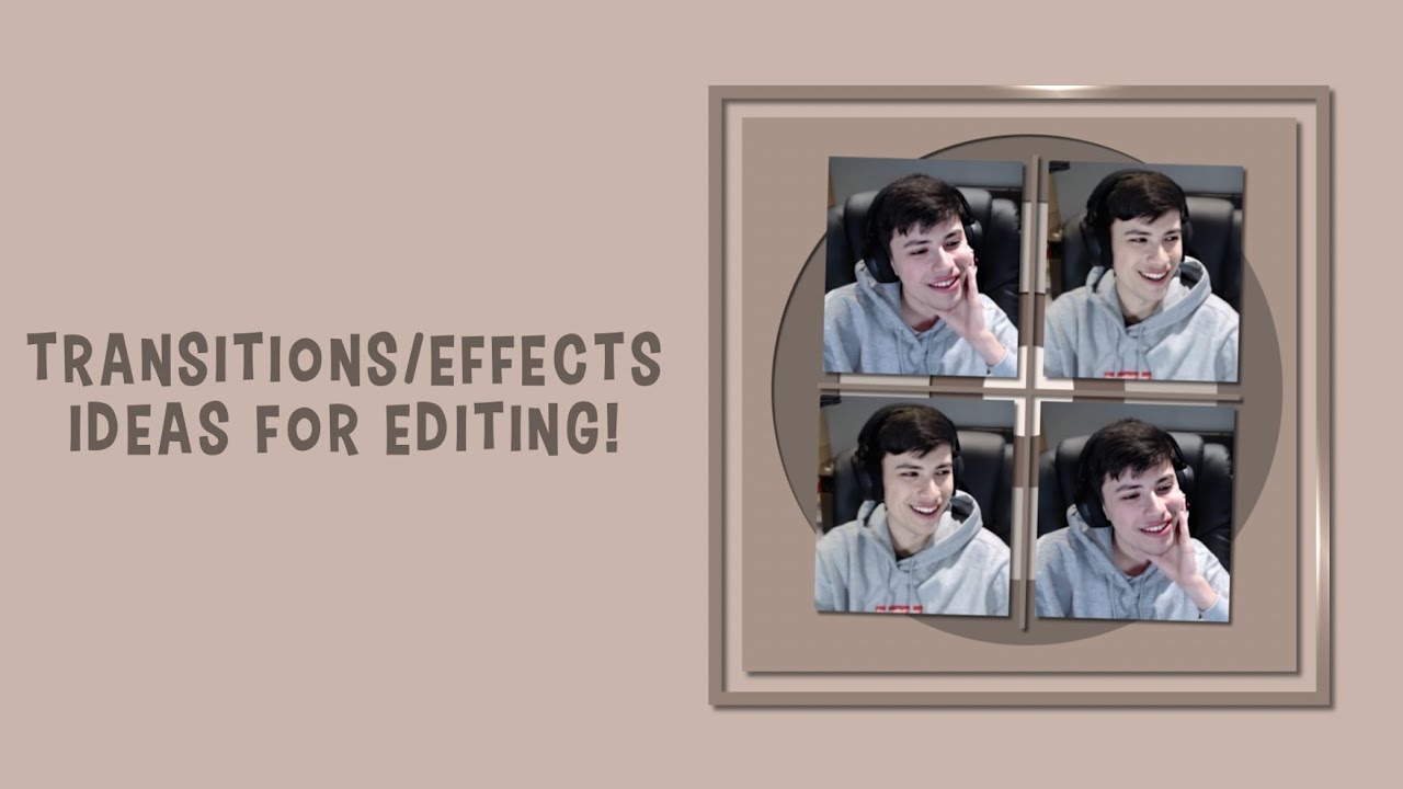 transitions / effects ideas for editing :) - YouTube