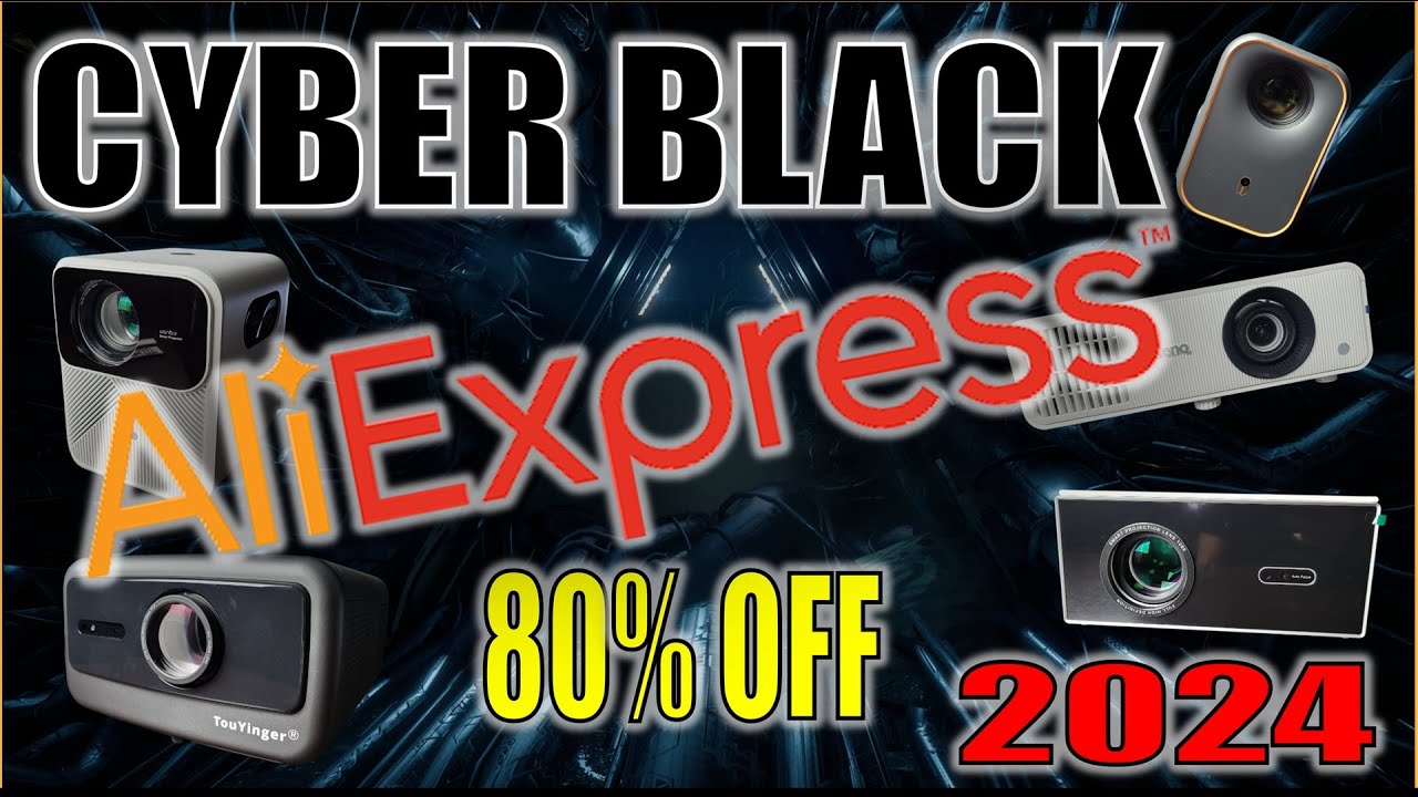 SUPER CYBER BLACK ALIEXPRESS 2024 CHEGOU! QUAIS MELHORES PROJETORES ...