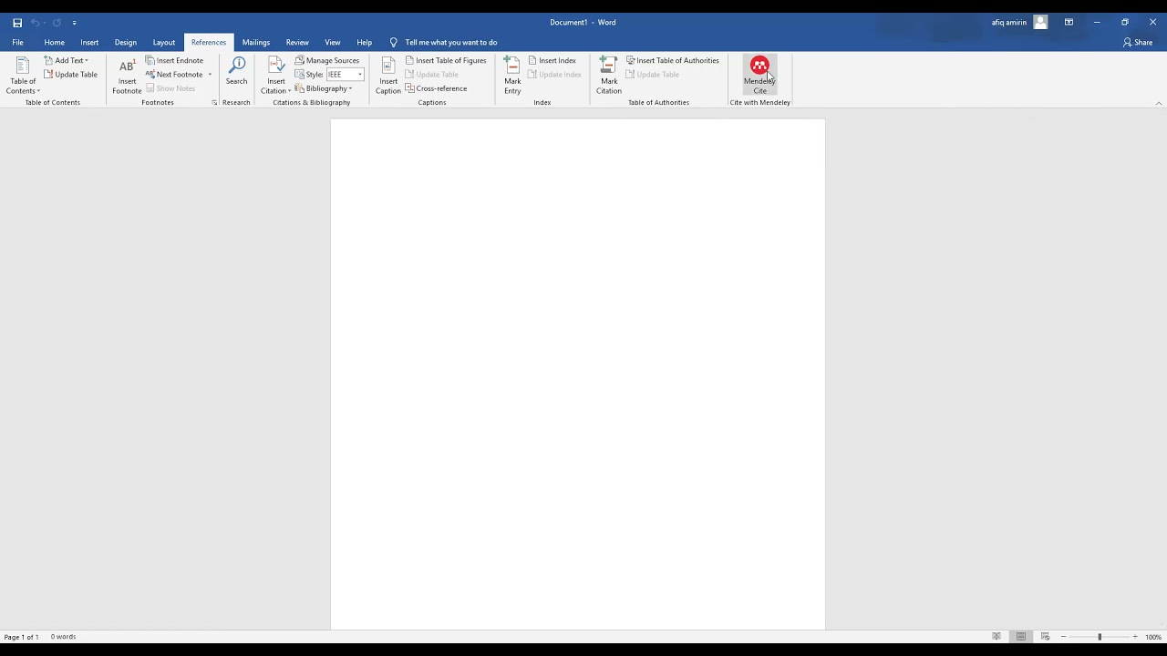 How to use Mendeley for APA 7 style - YouTube