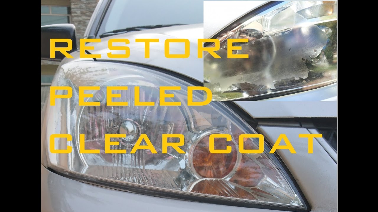 How to restore peeled clear coat part 2 - YouTube