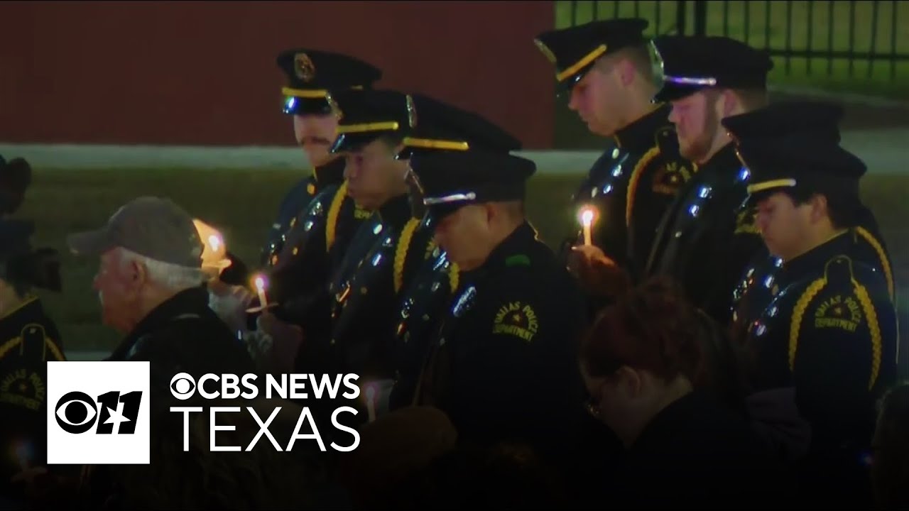 Community honors fallen Terrell police officer Jacob Candanoza with ...
