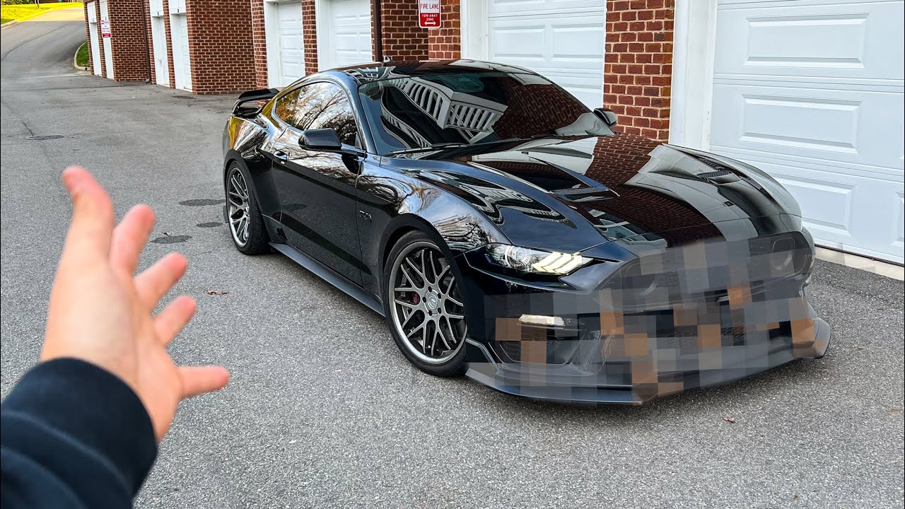 My Mustang's Mach 1 Front Bumper Conversion is STUNNING!!! - YouTube