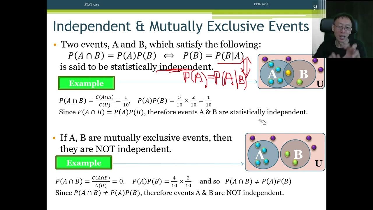 Probability and Descriptive Statistics - 3 - Independent and Mutually ...