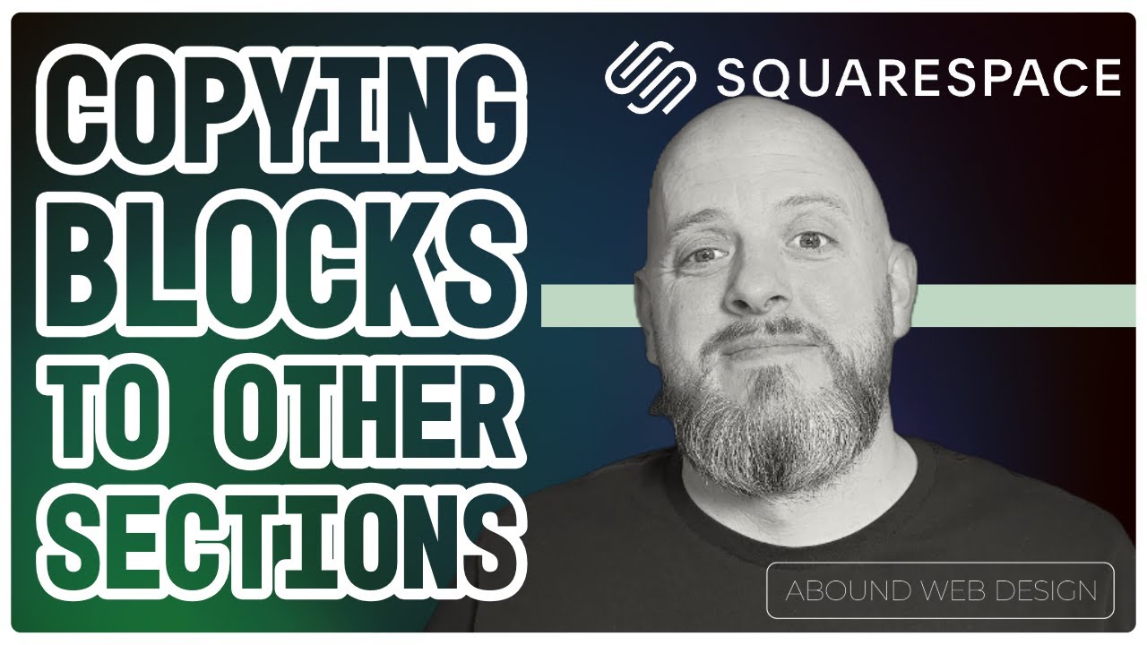How to Copy Blocks to Other Sections in Squarespace(Easy Shortcut!) - YouTube