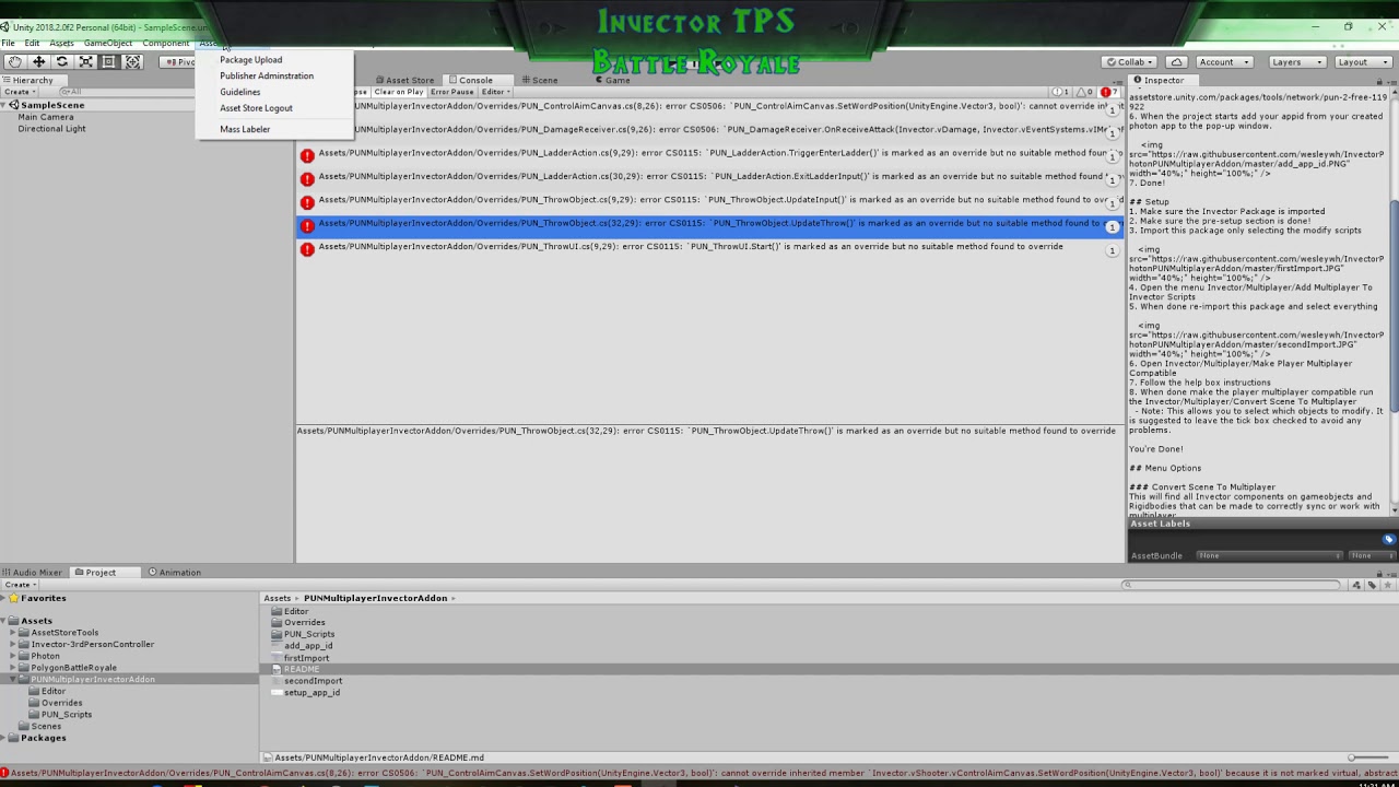 Invector TPS Battle Royale - Multiplayer! - YouTube