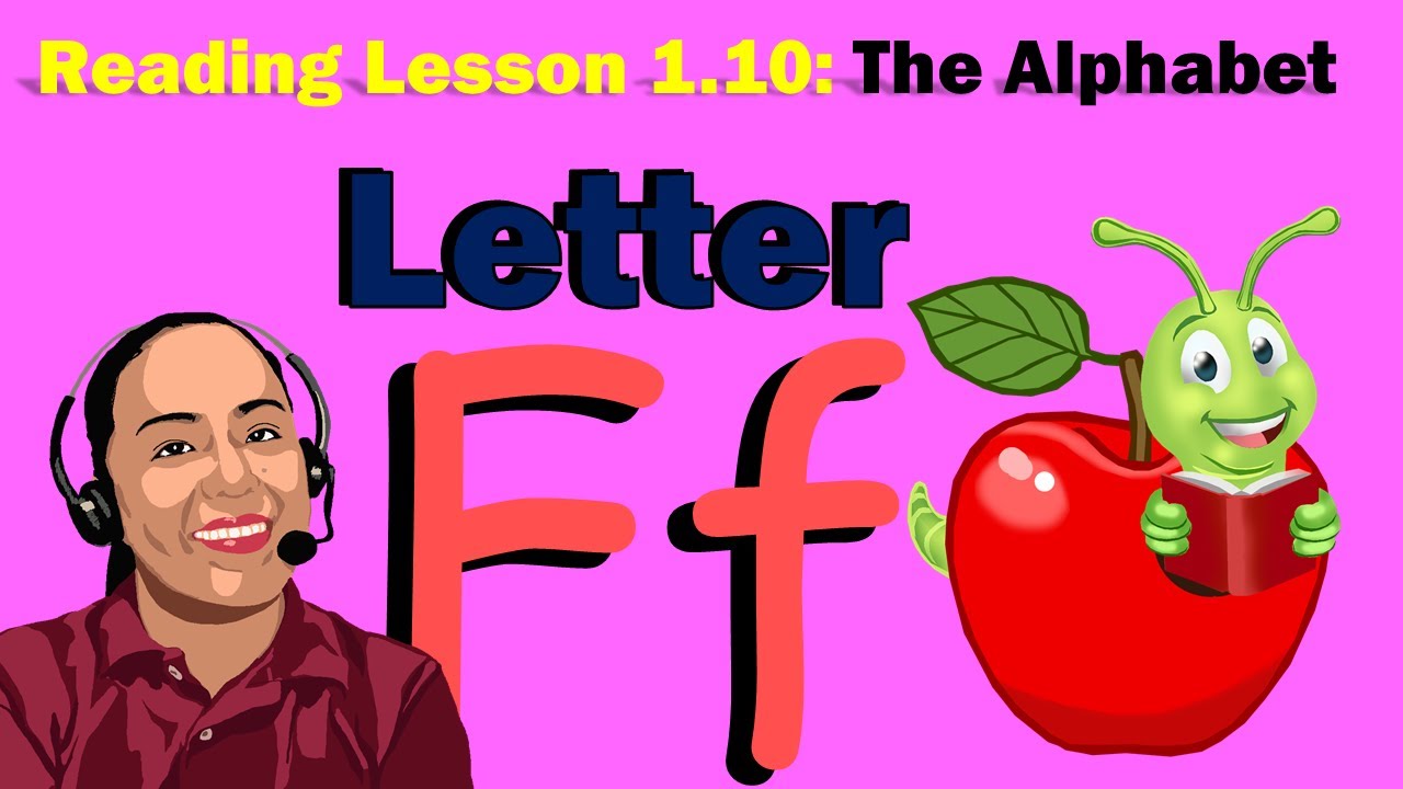 Reading Lesson 1.10 - Letter F (pictures, syllables, words and ...