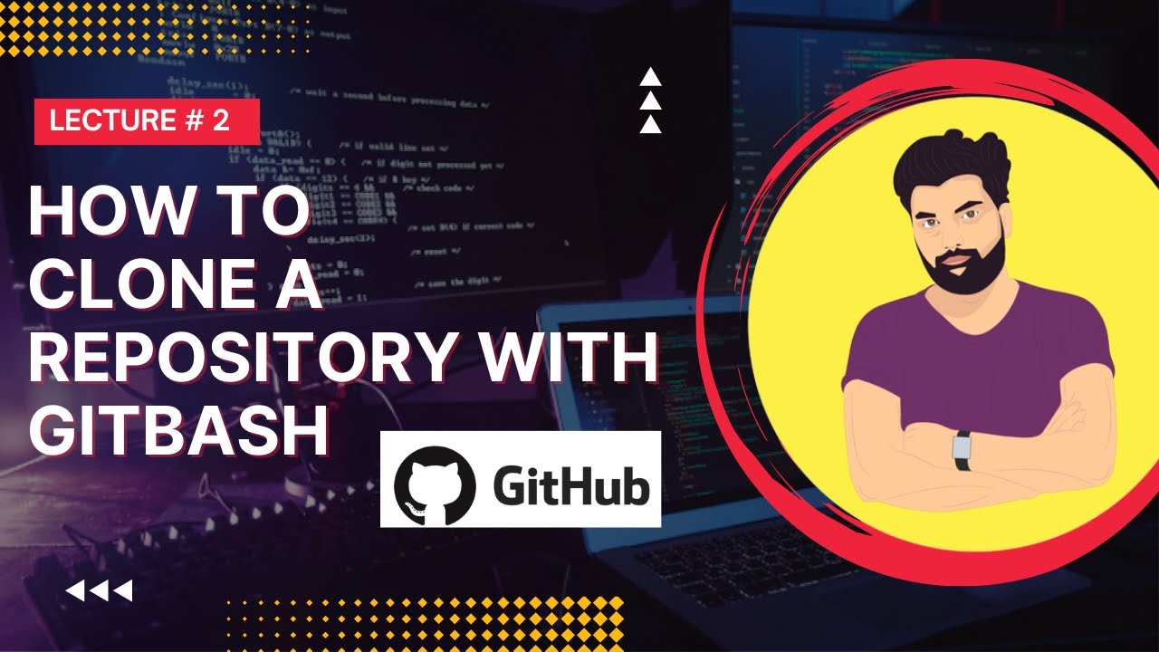 How To Take Clone With Gitbash Lecture 2 Asad Mukhtar Youtube
