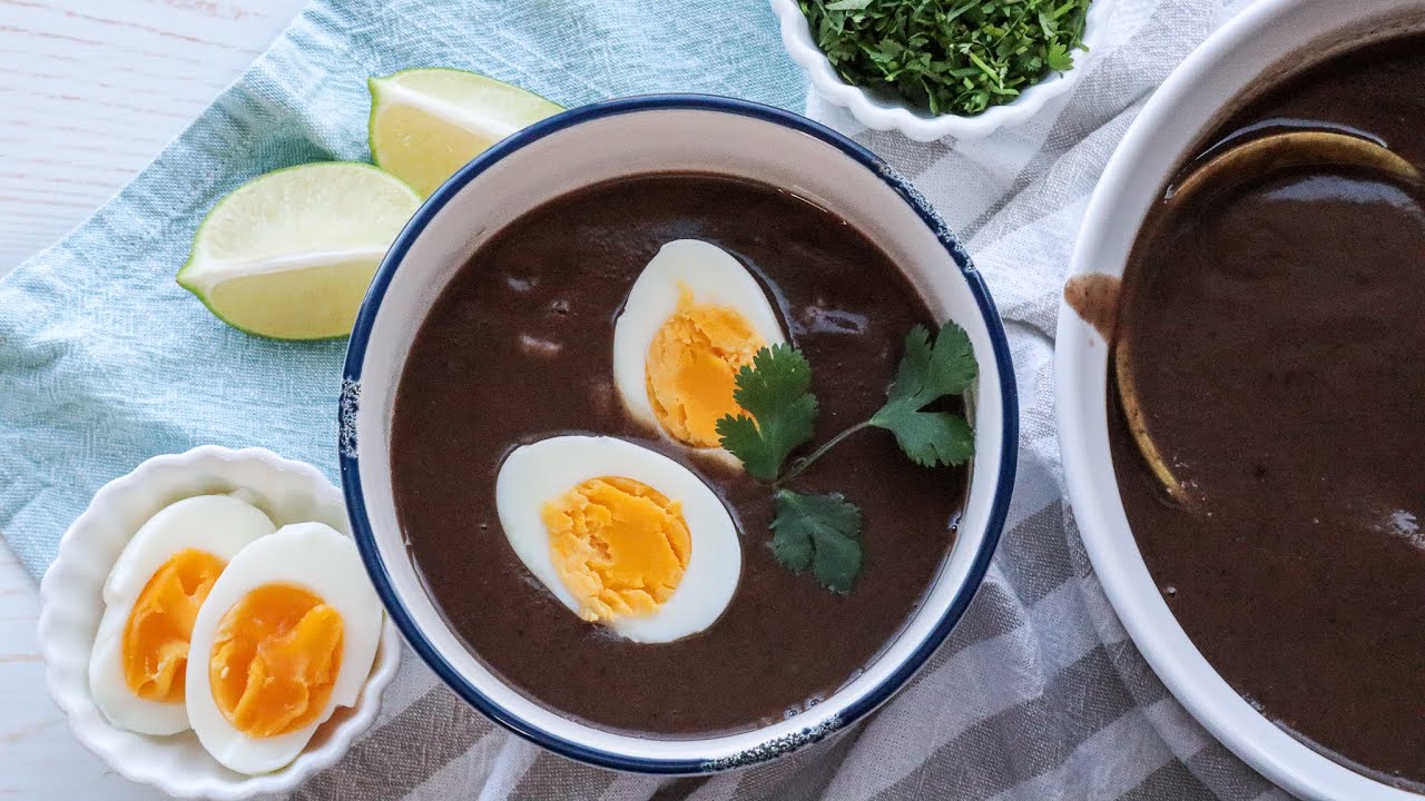 Sopa Negra, deliciosa y fácil de hacer. - YouTube