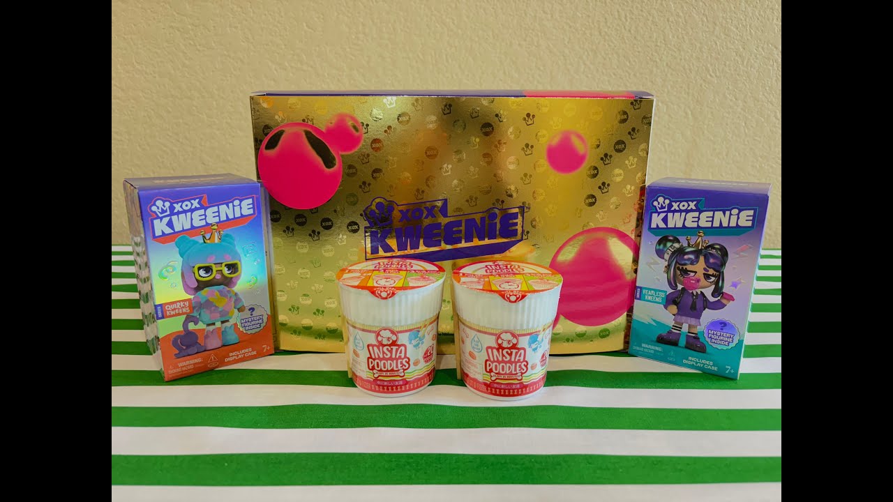 Unboxing InstaPoodles & XOX Kweenie Surprise Toys! - YouTube
