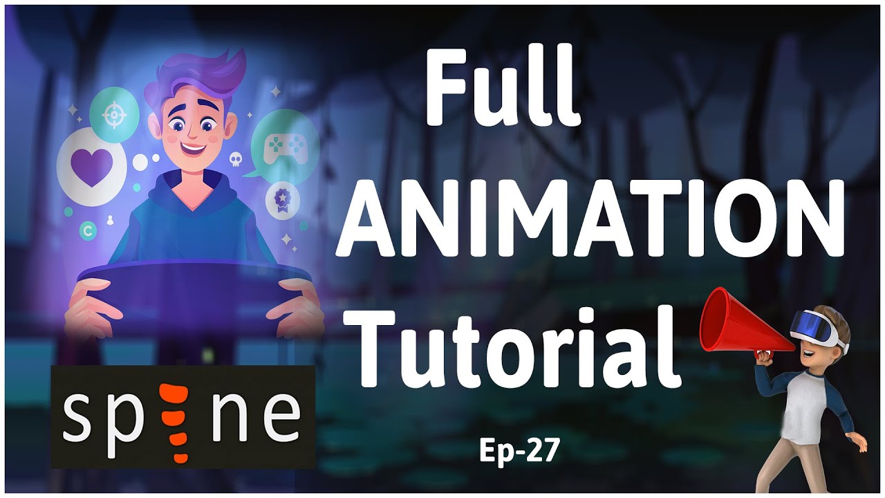 Animating the run cycle part 1 || Full Spine Animation Tutorial || Ep ...