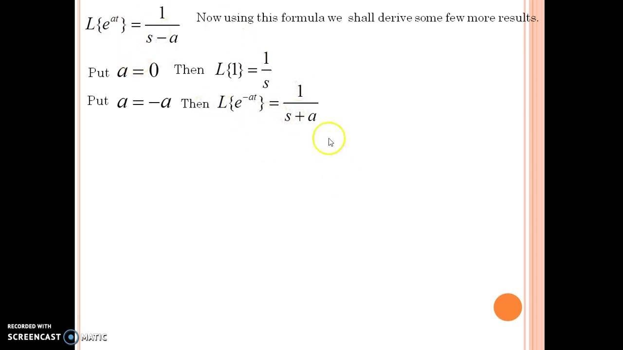 Mayur Gohil Laplace Transforms Part 2 Trignometric & Hyperbolic functions - YouTube