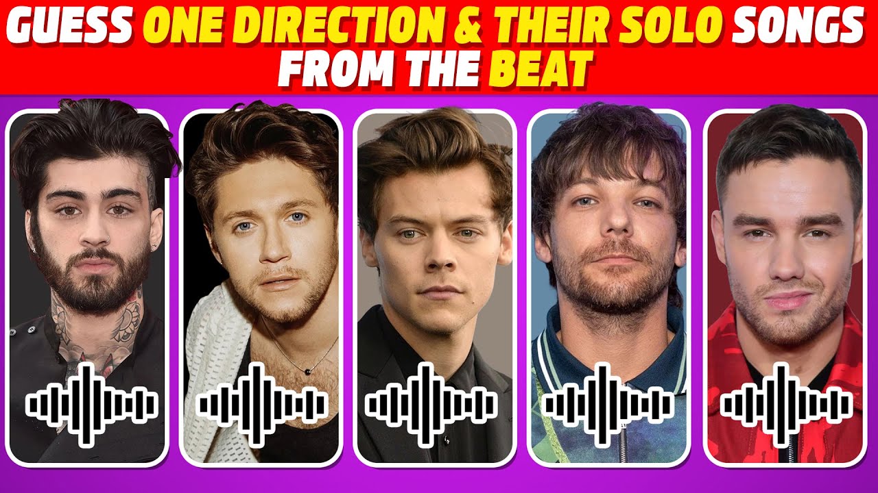 Guess One direction & their solo songs from the beat | One direction ...
