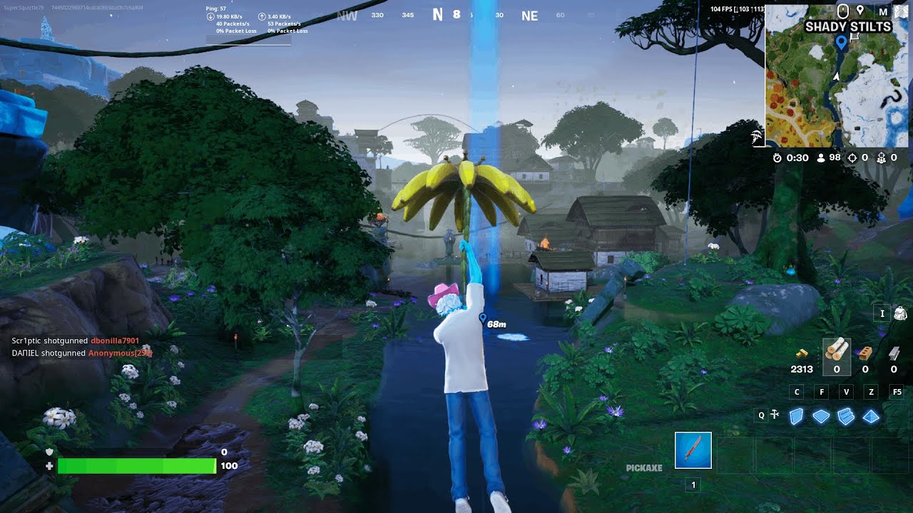 shady stilts only on fortnite LIVE! - YouTube