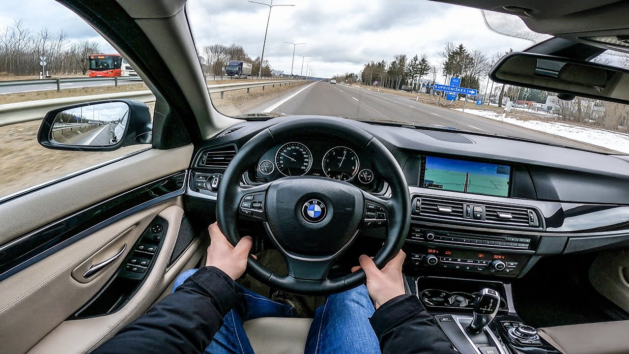 BMW 5 Series F11 520d 135kw 2K 60fps POV Test Drive @DRIVEWAVE1 - YouTube