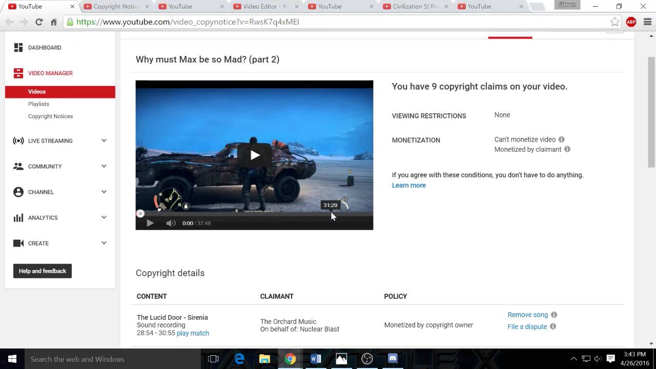 Four Common Types of Youtube Copyright Claims: Why Must I Learn About ...