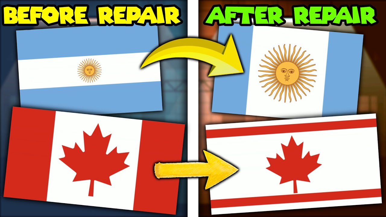 Flag repair for Countries 🛠️ | Fun with flag - YouTube