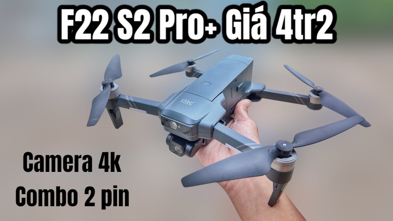Flycam F22 S2 PRO + Giá Chỉ 4tr2 Combo 2 Pin - Dji Action 5 Pro - YouTube