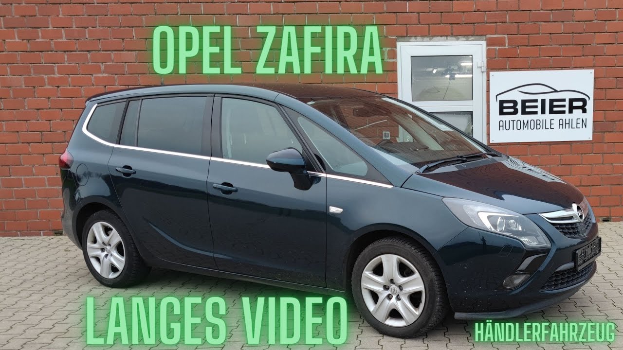 Opel Zafira C Tourer 121 KW Innovation 7-Sitzer Xenon - YouTube
